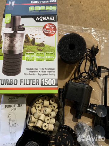 Внутренний фильтр Aquael turbo 1500