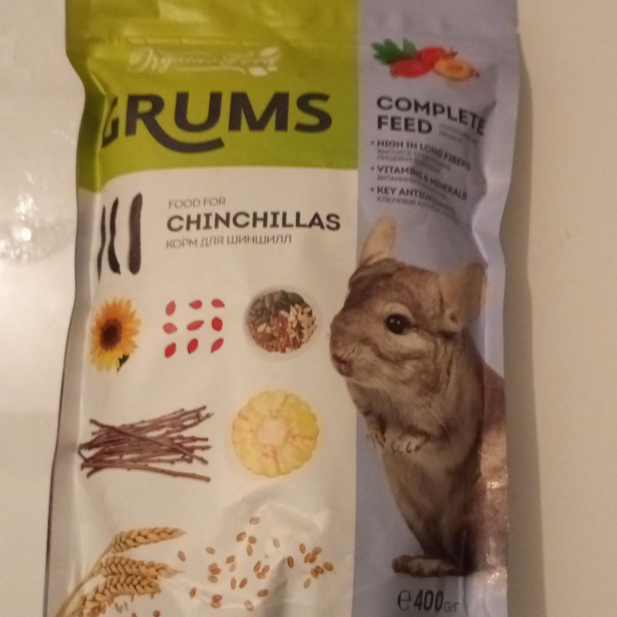 Корм для шиншил grums