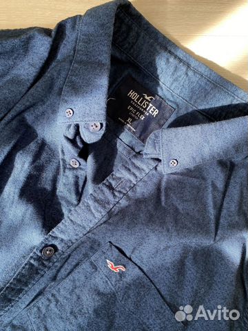 Мужская рубашка Hollister xl купить в Москве | Личные вещи | Авито
