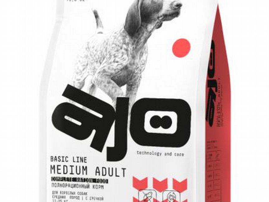 Корм для собак AJO Dog Medium Adult