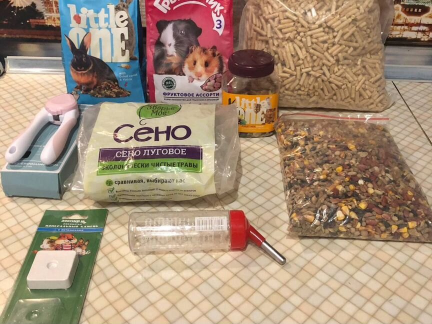 Остатки корма и другое для грызунов