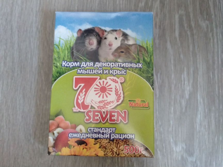 Корм для декоротивных мышей и крыс