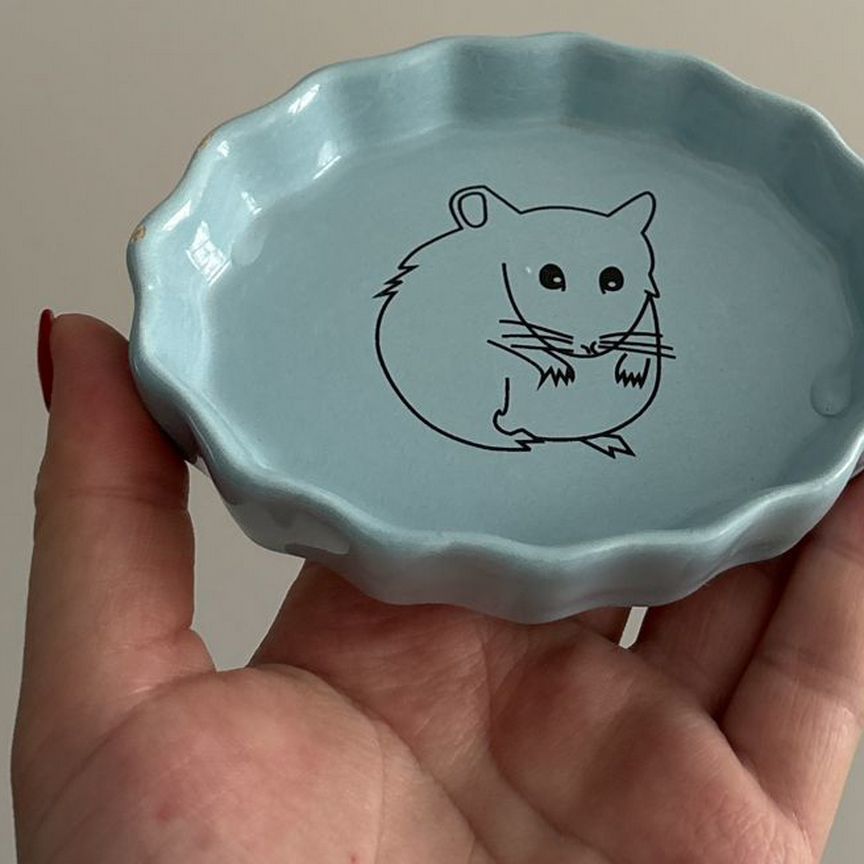 Миска для животных керамическая