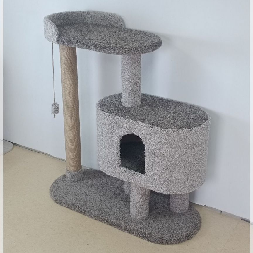 Когтеточка домик комплекс лежанка
