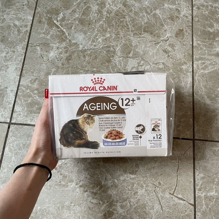 Корм для кошек royal canin ageing 12  желе