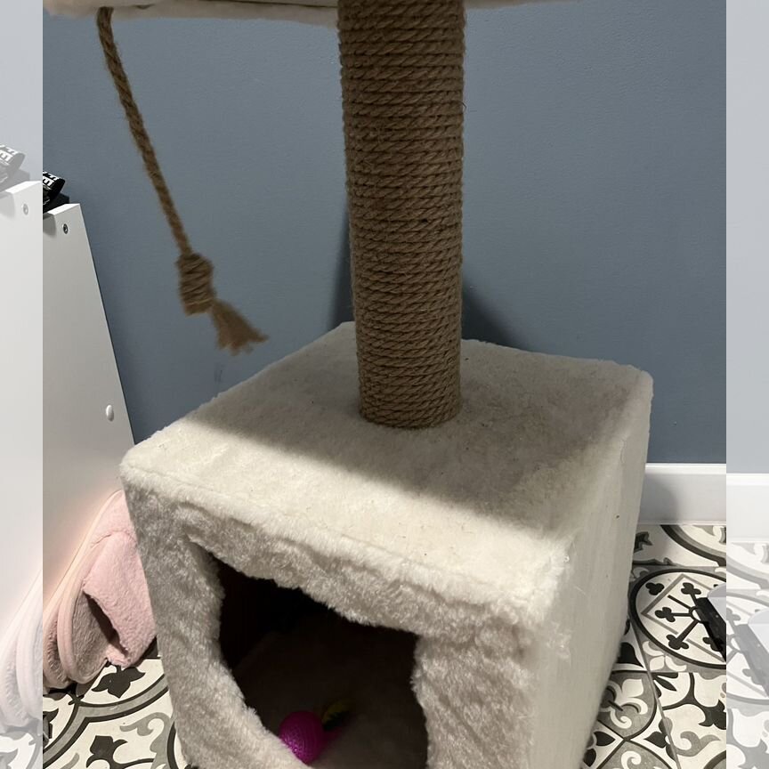 Домик для кота с когтеточкой