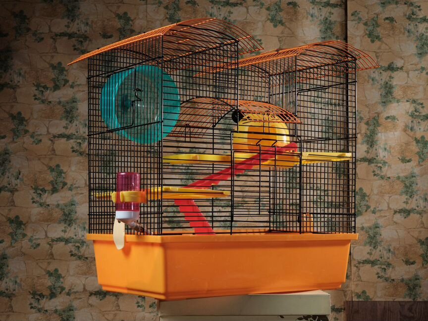 3-х этажная клетка для грызунов хомяков мышей крыс