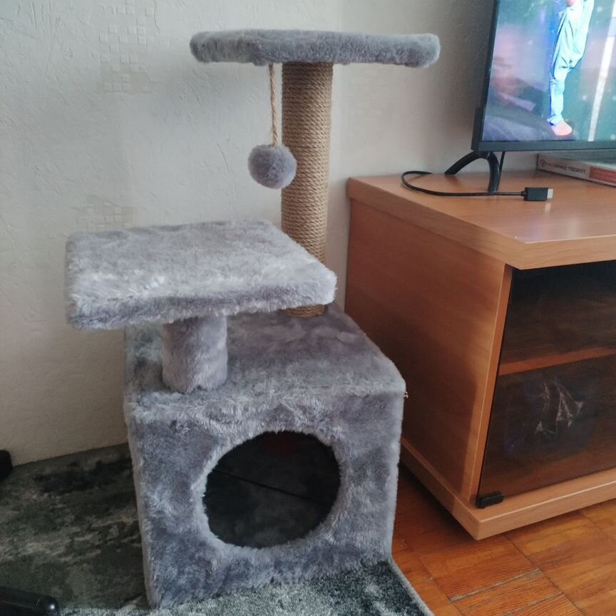 Когтеточка домик для кошки