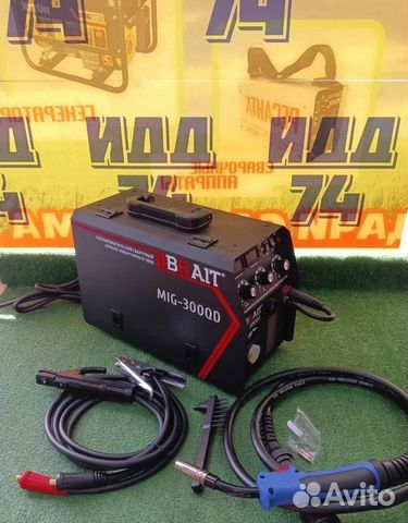 Сварочный полуавтомат Mig-300 QD Brait 4в1 Tig купить в Челябинске | Товары для дома и дачи | Авито