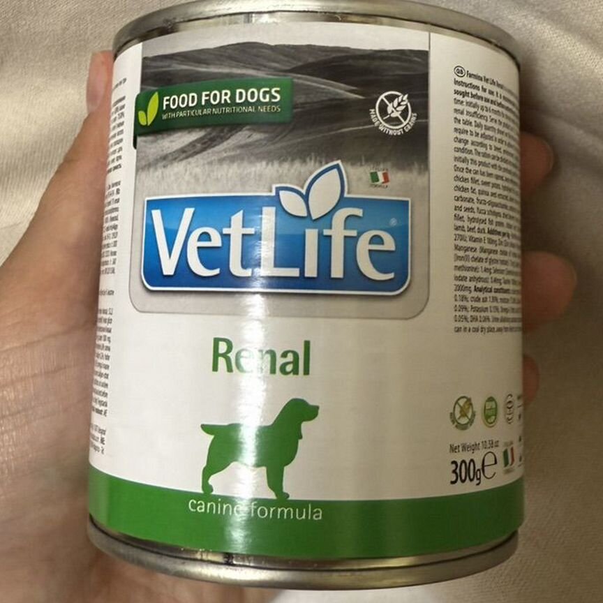 Влажный корм Farmina VetLife Renal для собак