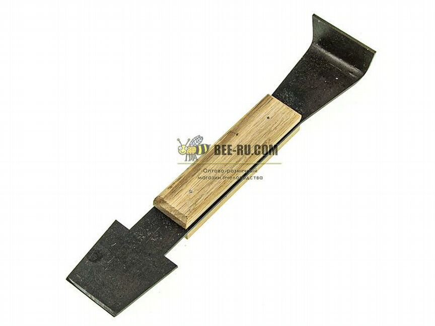 Стамеска пчеловода 220*2 мм (сталь, ручка)