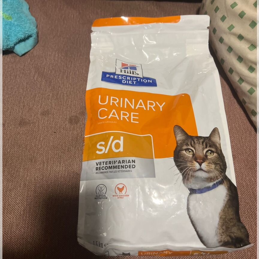 Корм для кошек hills prescription diet S\D 1.5 кг