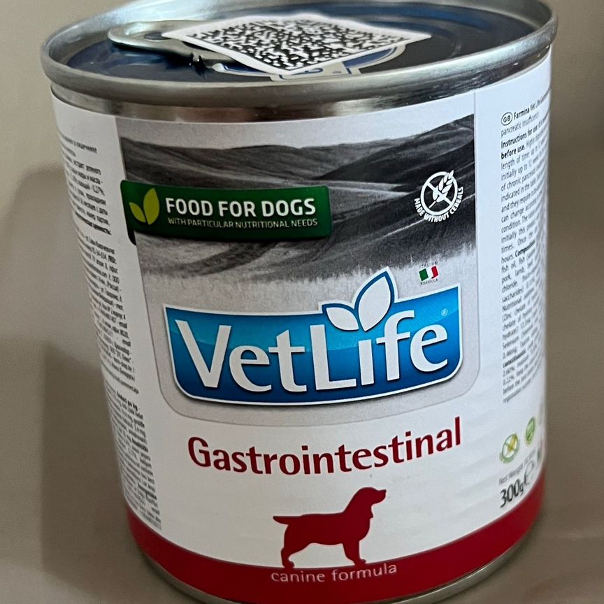 Консерва Vet life gastrointestinal для собак