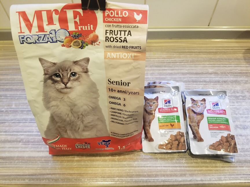 Корм для пожилых кошек senior