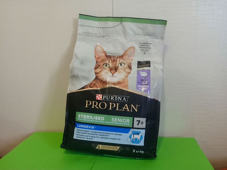 Корм purina для стерил. кошек и кастр. котов 7+