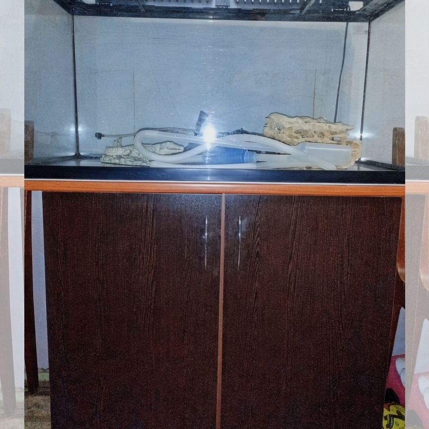 Аквариум с тумбой бу