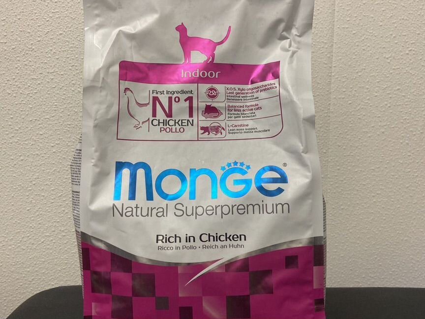 Корм для кошек monge Indoor 1.5 kg