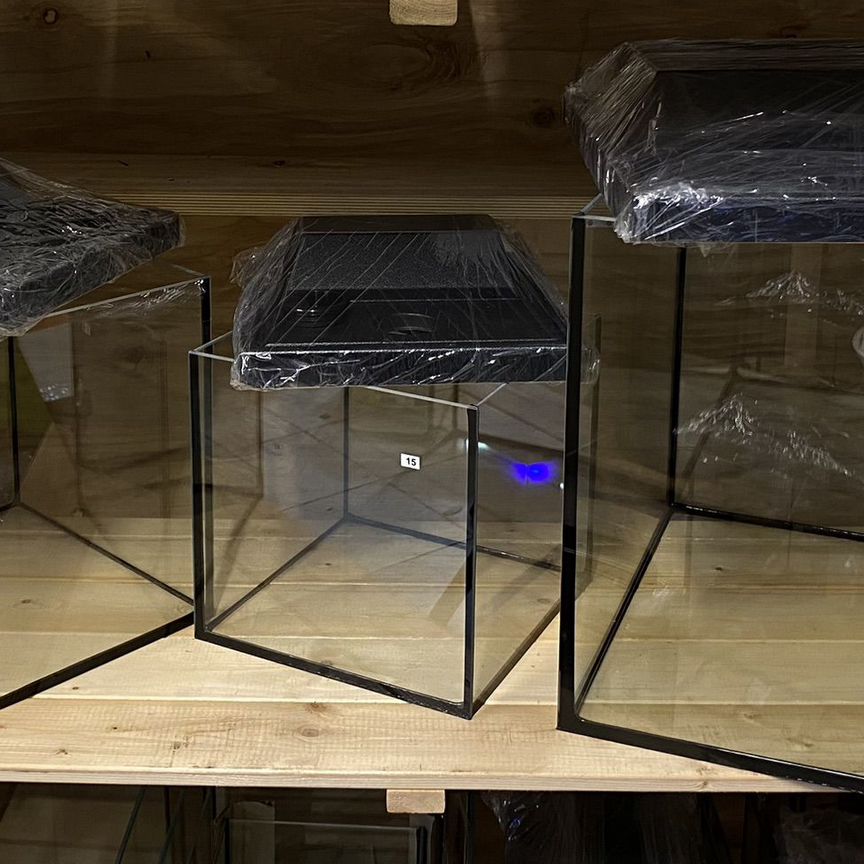 Новые аквариумы 15-64 литра