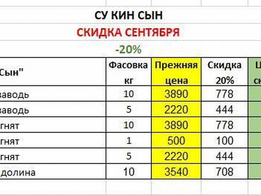 Скидки на корм "Дикий" и "Су Кин Сын"
