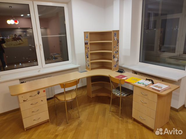 Стол письменный двойной угловой купить в Москве | Товары для дома и ...