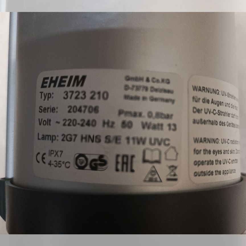 Ультрафиолетовый стерилизатор для аквариума на 200