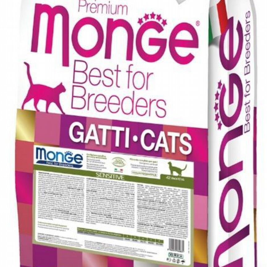 Сухой корм Monge Cat Sensitive