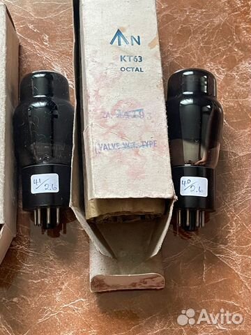 Радиолампы Marconi KT63 купить в Москве | Электроника | Авито