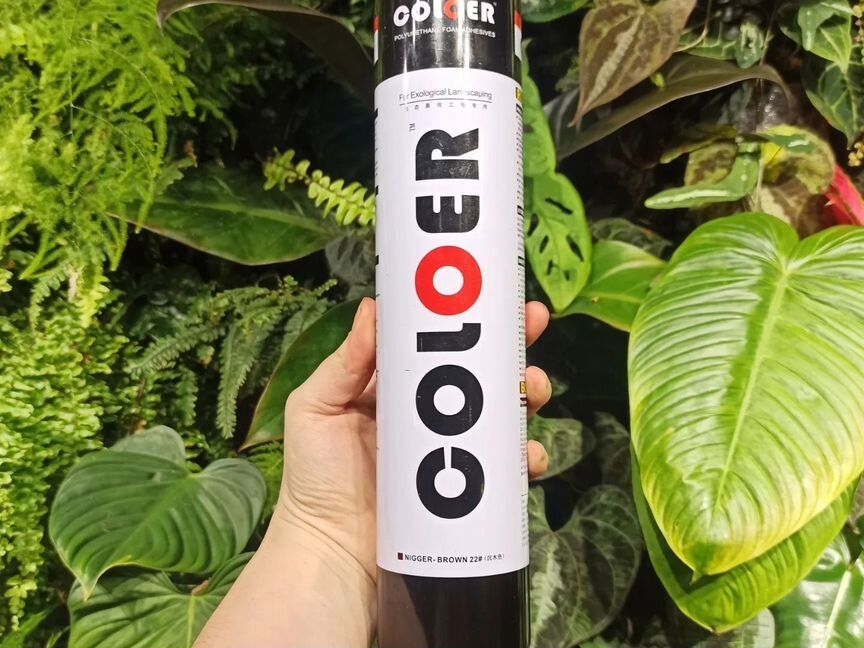 Пена Сoloer, коричневая для террариума/флорариума