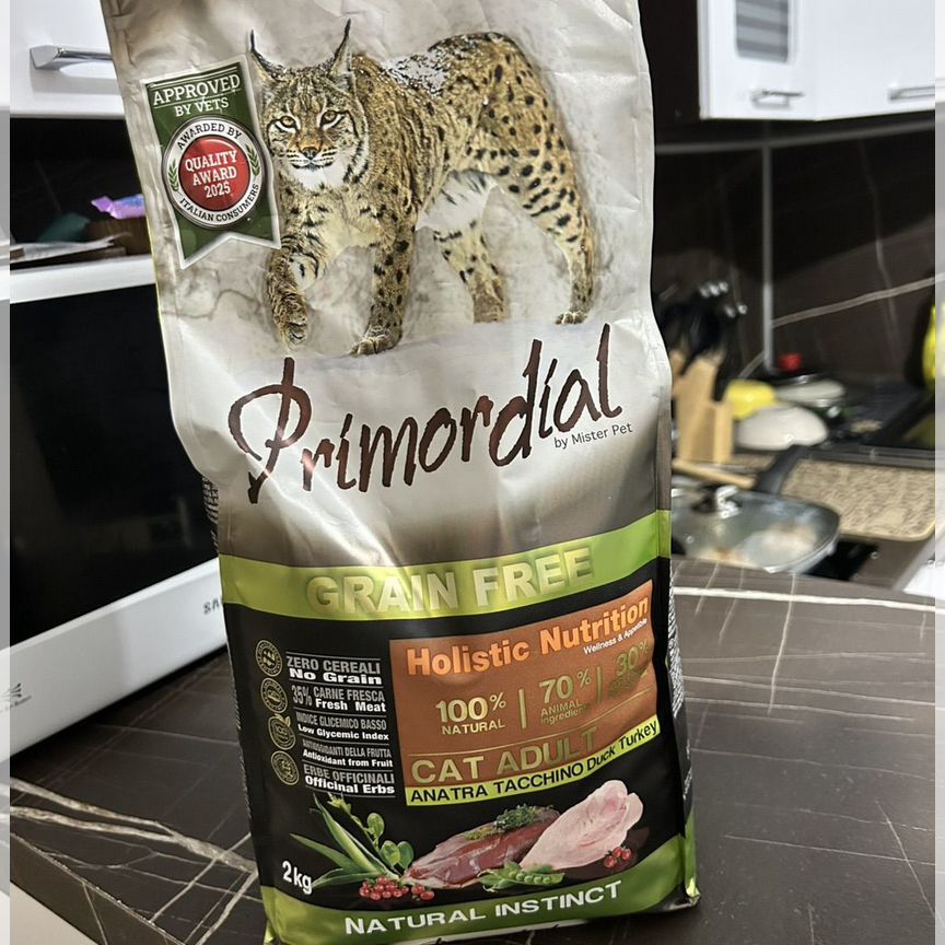 Корм для кошек primordial