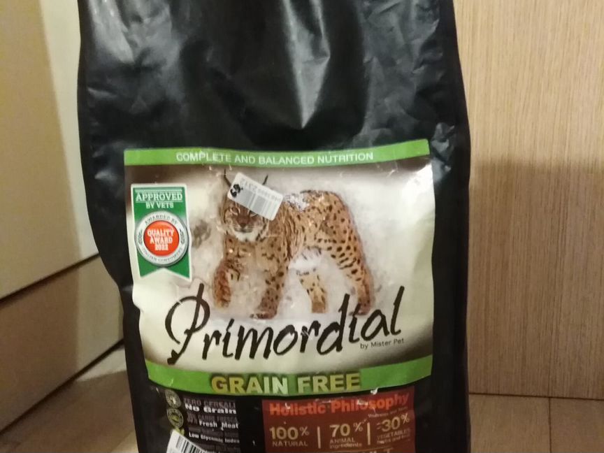 Primordial корм для кошек холистик 6кг