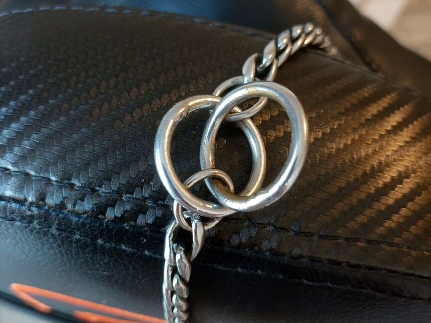 Продам ринговку. Плетение кобра. Серебро