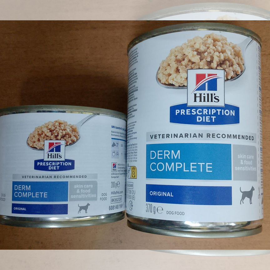 Консервы для собак hills derm compete