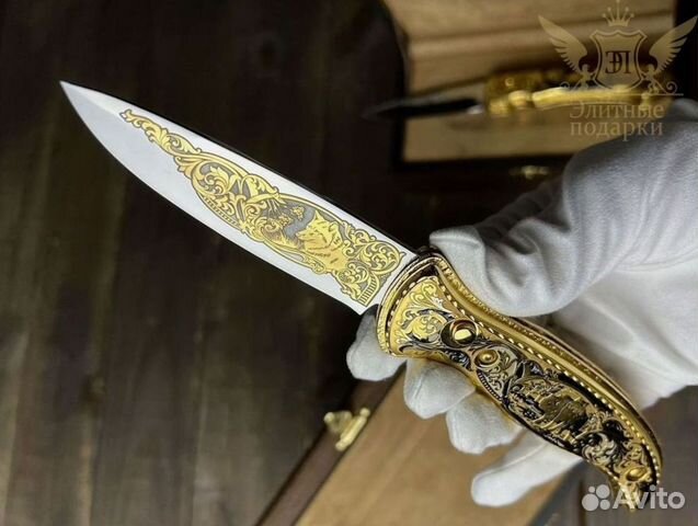 Коллекционный нож с головой волка тонкое лезвие купить в Воронеже ...