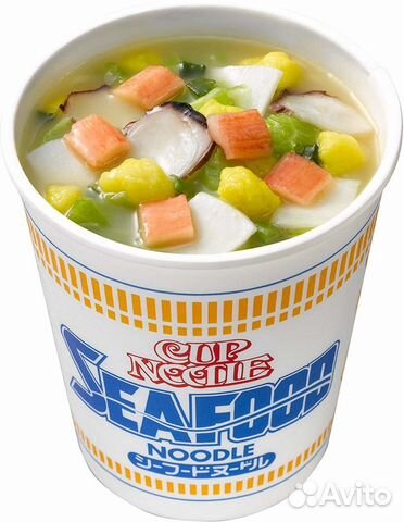 Лапша "Cup Noodle Seafood" с морепродуктами купить во Владивостоке ...