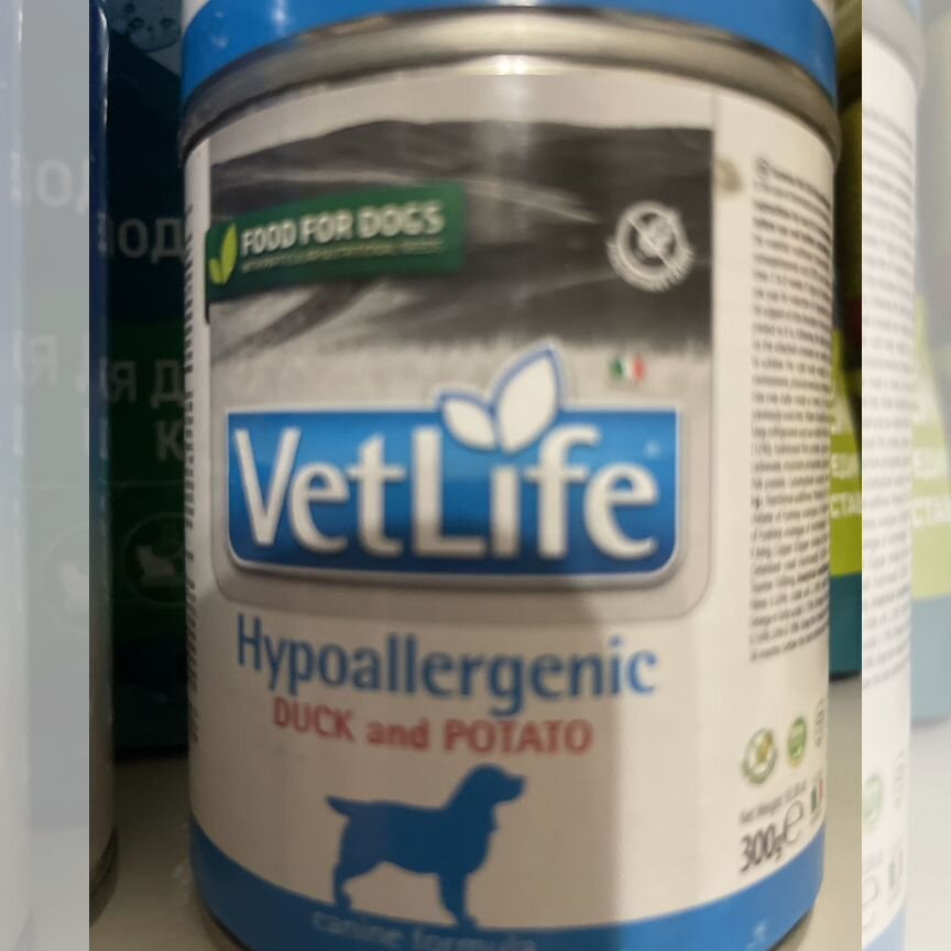 Корм для собак farmina vetlife гипоаллергенный