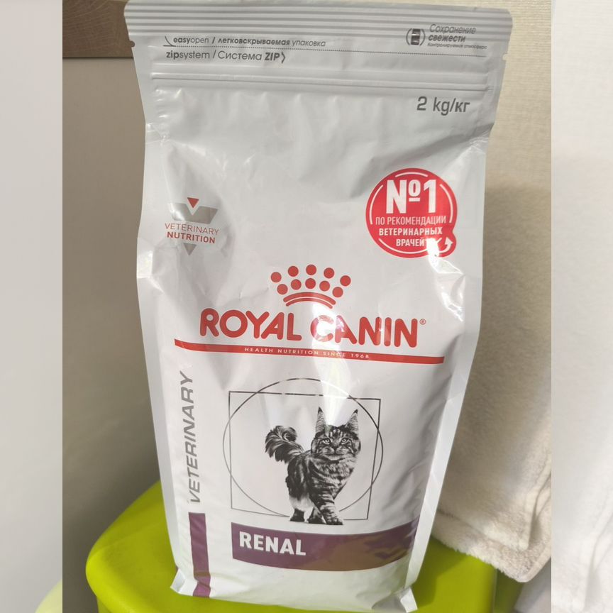 Корм для кошек royal canin renal сухой