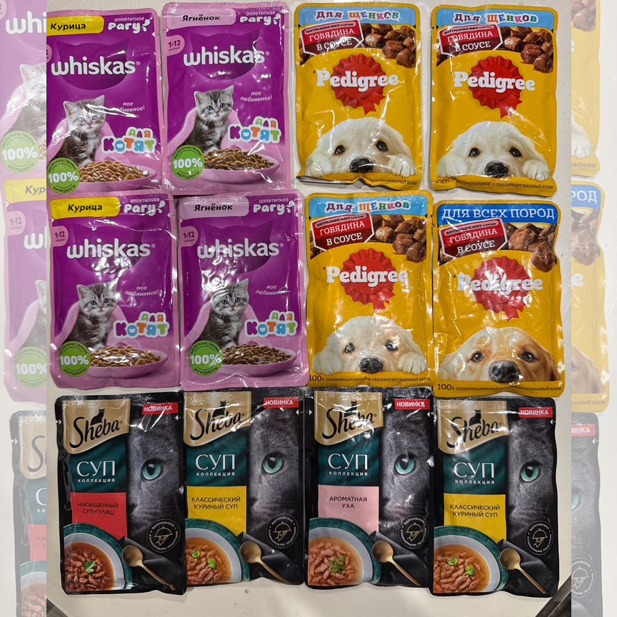 Корма для животных влажный
