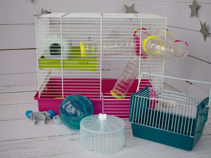 Клетка для грызунов ferplast Laura розовая