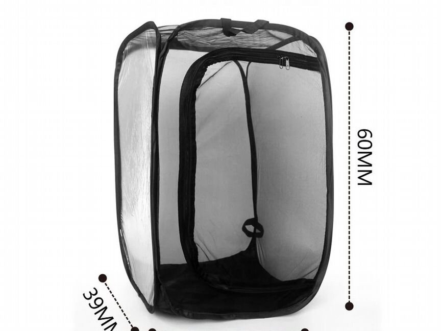 Садок для насекомых и растений,инсектарий 40х60х40