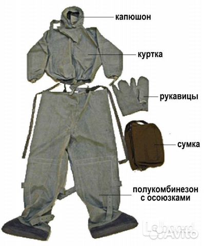 Костюм химзащиты Л1 купить в Балашихе | Хобби и отдых | Авито