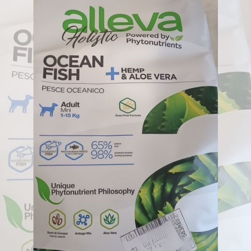 Корм для собак Alleva mini holisticocean fish