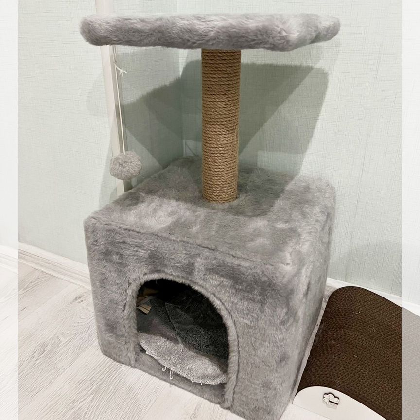 Когтеточка домик для кошки