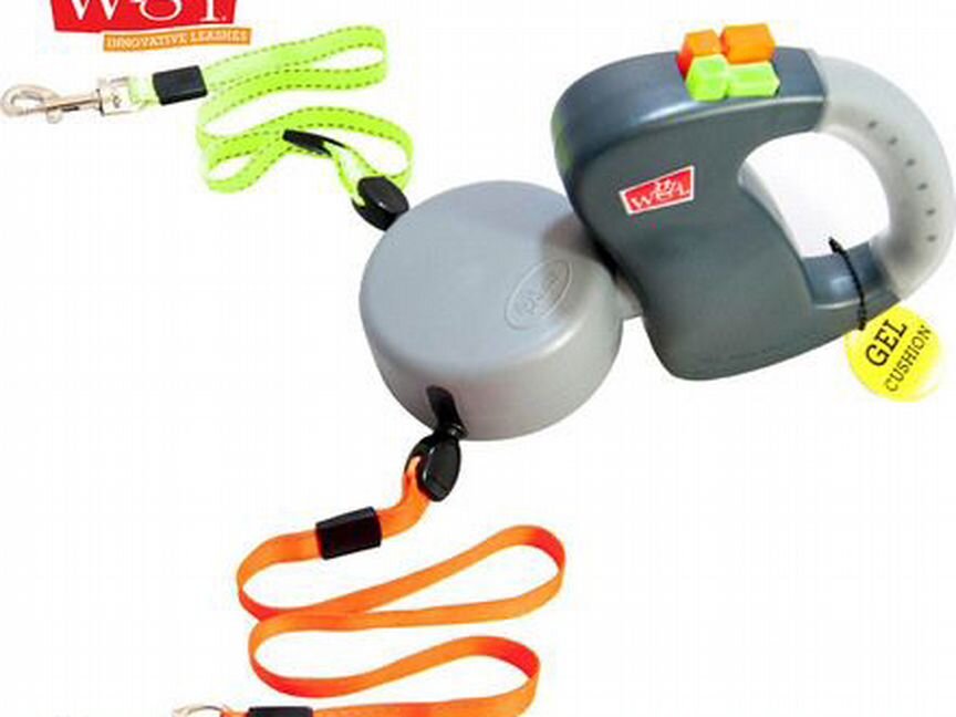 Рулетка на 2 собаки/Wigzi Dual Doggie’s