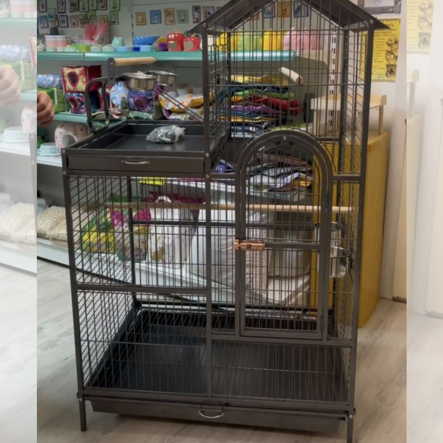 Клетка для Крупных и Средних Попугаев