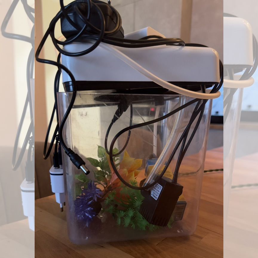 Аквариум для рыбок маленький