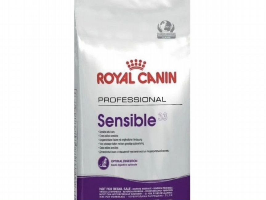 Royal canin для кошек сенсибл 15кг