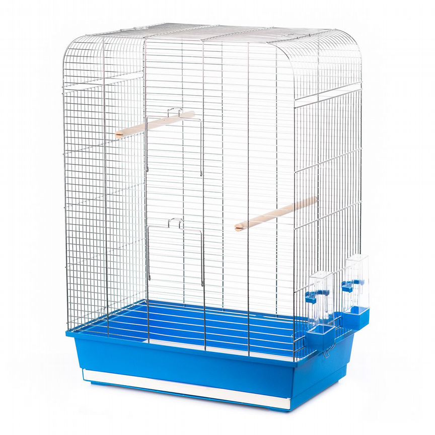 Большая клетка для птиц С кормушками