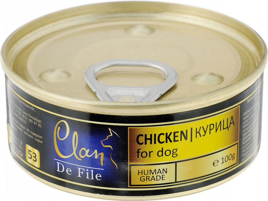 Clan De File влажный корм для взрослых собак всех