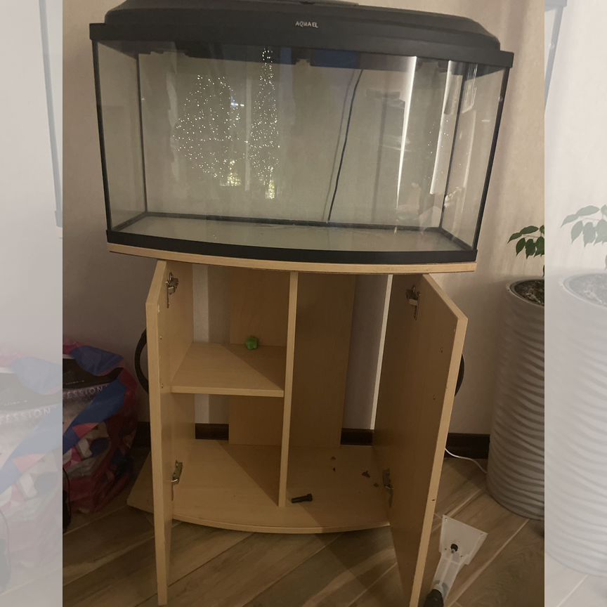 Аквариум с тумбой 96л продаем до 16 ч 31.12.25