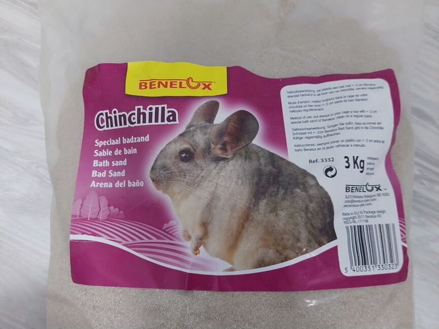 Песок для шиншилл Benelux 3 кг